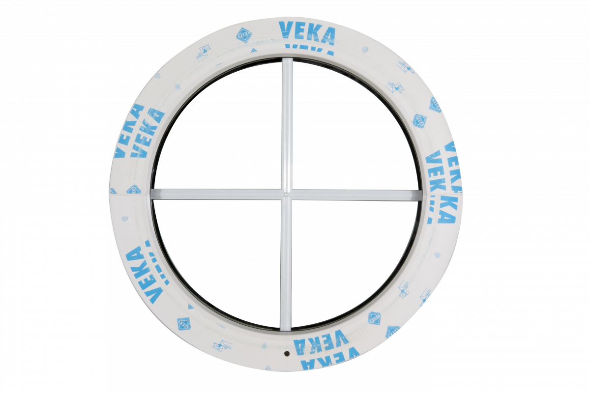 Rundt vindue ø 50 cm Fast M Sprosser - Plastvinduer - online-doere ...
